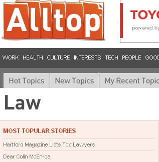 My Response To Colin McEnroe is The Most Popular Story On Alltop's ...